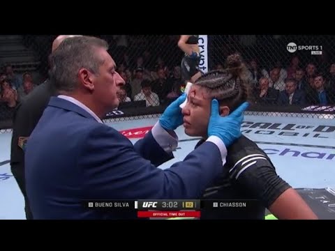 Macy Chiasson TKO'S Mayra Bueno Silva (Doctor Stoppage For Deep Cut ...