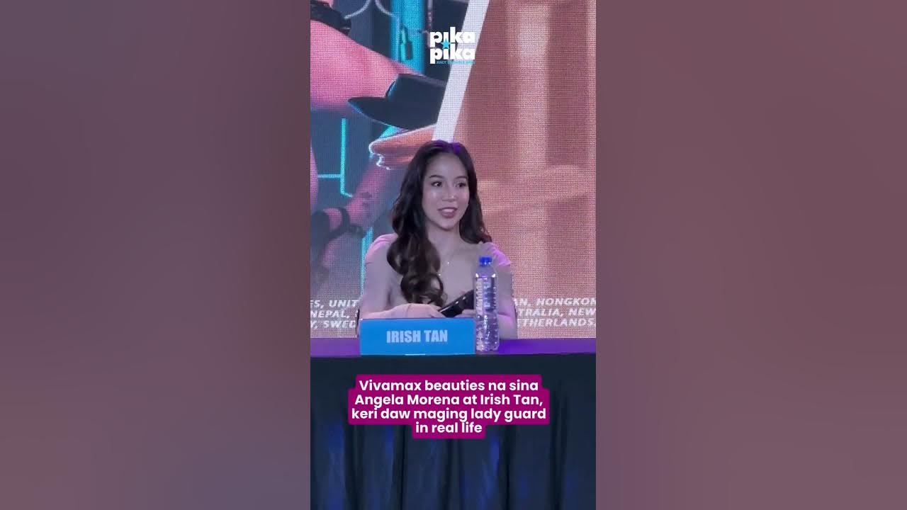 Vivamax beauties na sina Angela Morena at Irish Tan, keri daw maging lady guard in real life ...
