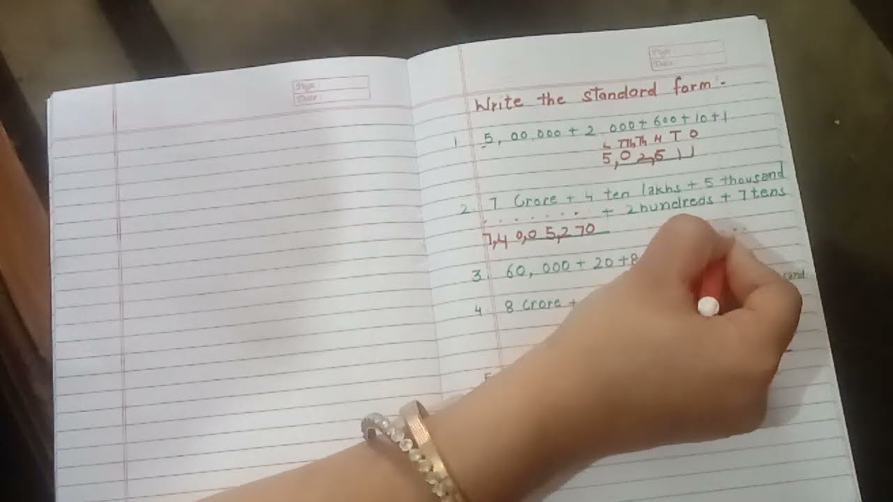 How To Write Expanded Form To Standard Form Class 5Th YouTube How To Write Expanded Form To Standard Form Class 5Th YouTube