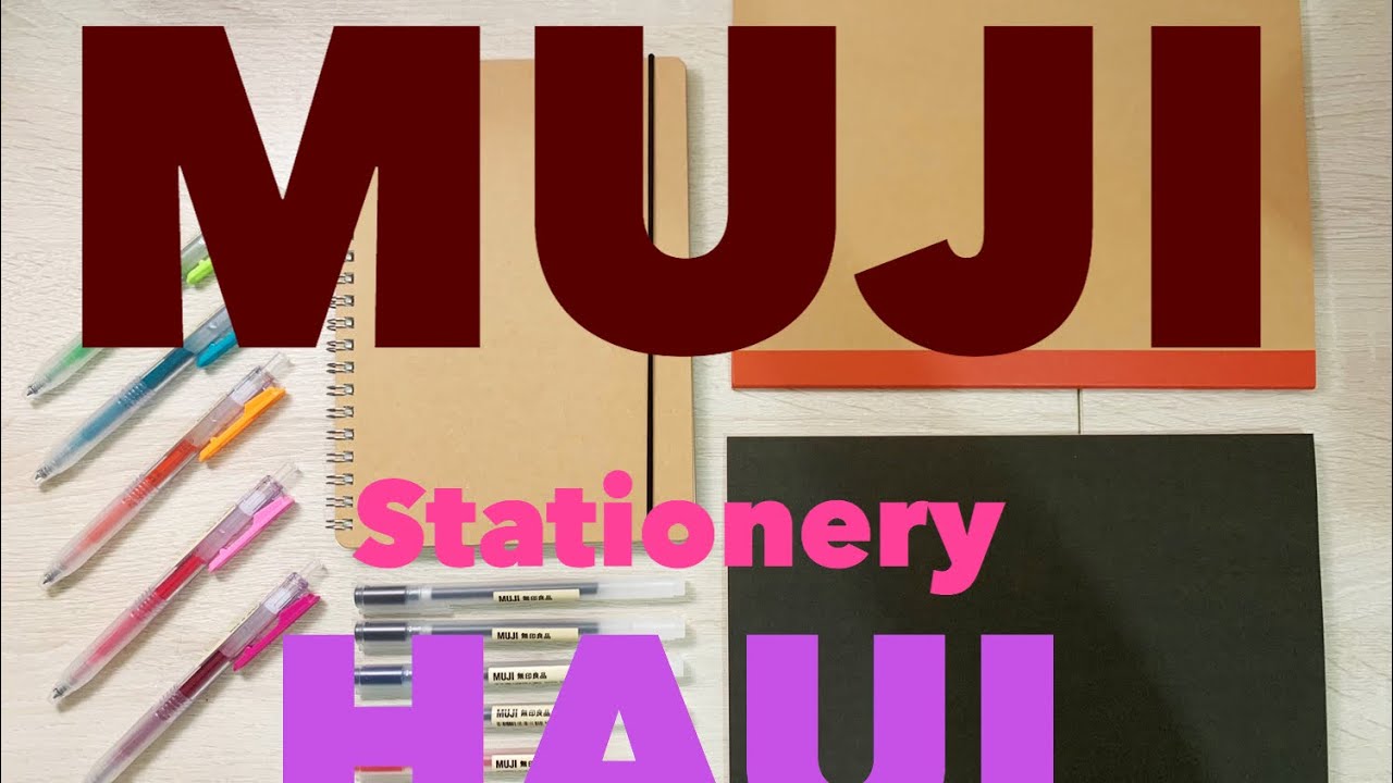 MUJI STATIONERY HAUL: My Muji Stationery Mini Haul - YouTube