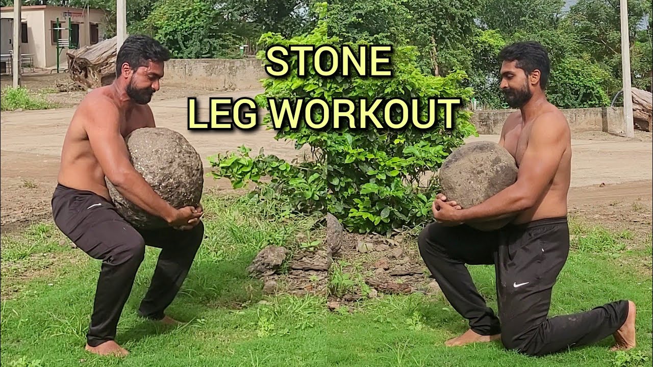 Whole Leg Workout With Stone!! - YouTube