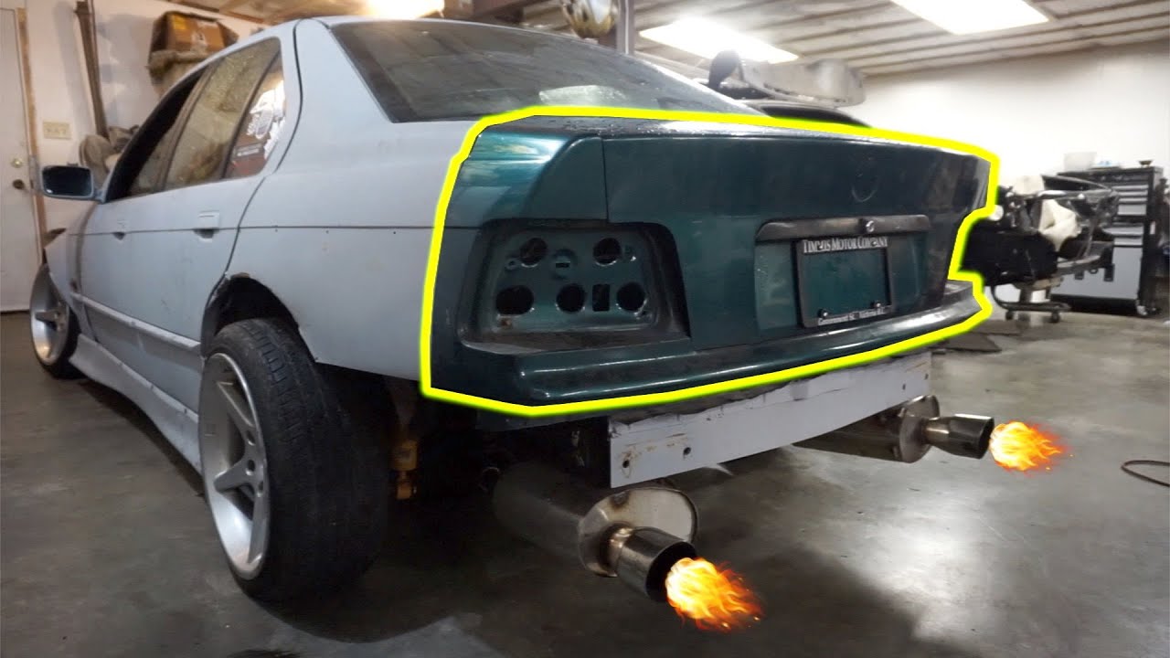 BMW E36 Tail Panel Replacement (Cut & Weld) - YouTube