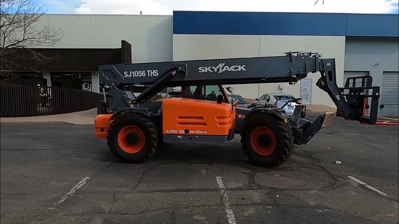 SKYJACK SJ1056THS 10,000lb Diesel #0733 - Telehandler for Sale - YouTube