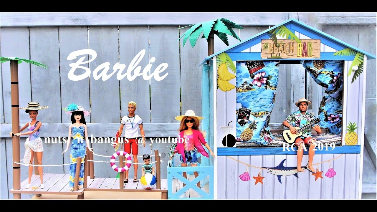 Barbie Stop Motion ~ Fun Day at the Beach House - YouTube