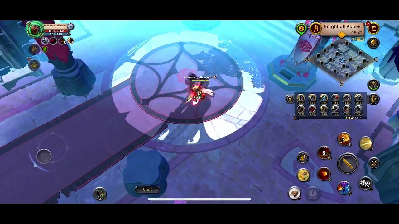 Albion Online Knightfall Abbey dungeon V epic map chest t8 right before ...