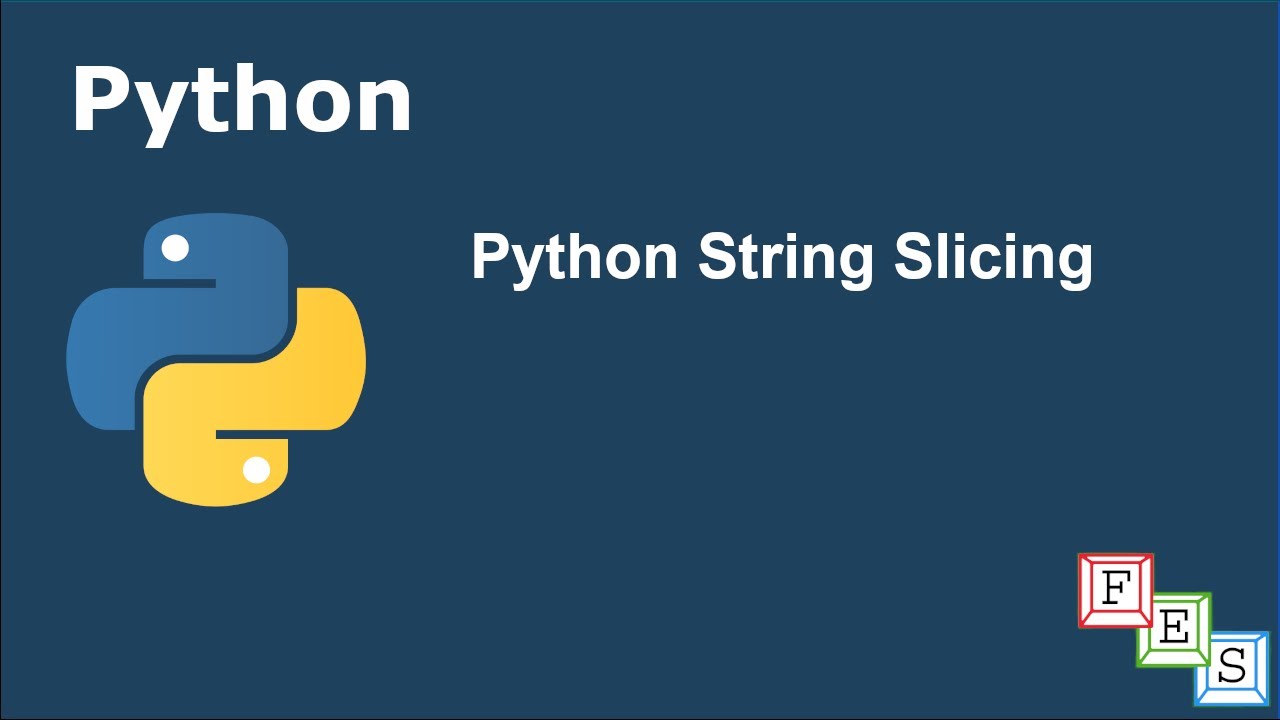 Python String Slicing Youtube 5882