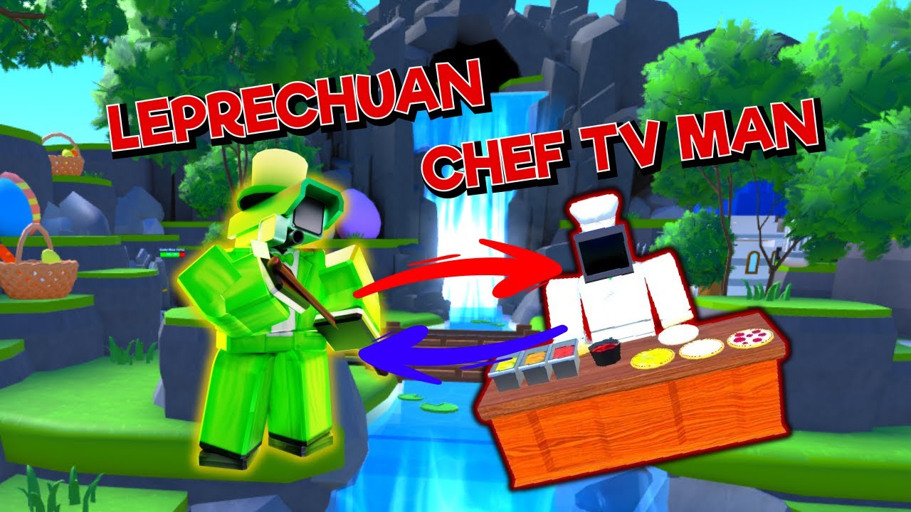 CO NAM WYJDZIE Z POŁĄCZENIA LEPRECHAUNA Z CHEF TV MAN??? (Toilet Tower ...