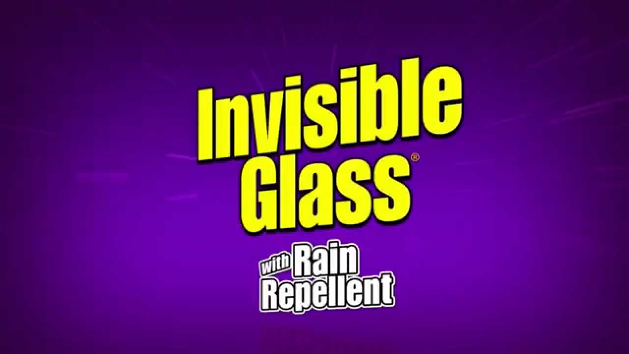 Invisible glass with Rain Repellent - YouTube