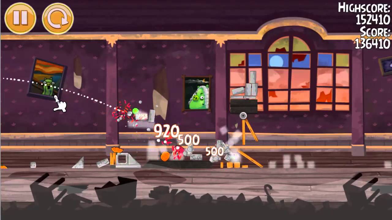 Angry Birds Seasons :: Season 3 :: Haunted Hogs :: Level 2-3 :: 3 Stars ...