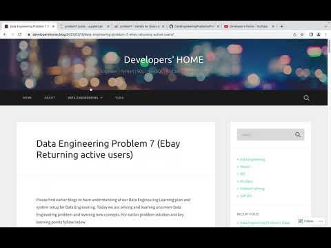 Data Engineering Problem 7 Using PySpark | Spark SQL | Databricks | MySQL - YouTube