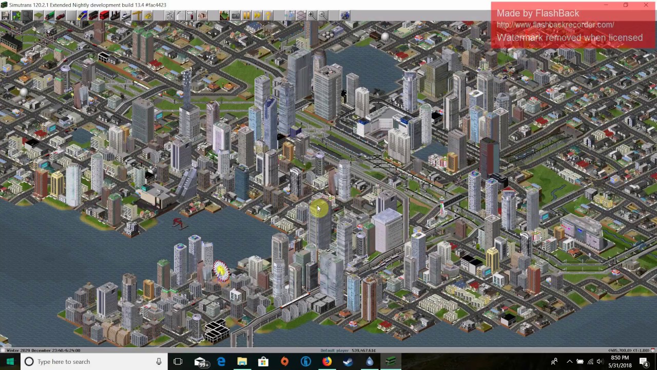 Simutrans Extended Big Japapnese City - YouTube