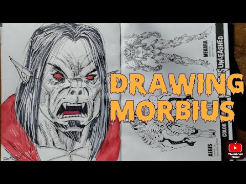Drawing Morbius - YouTube