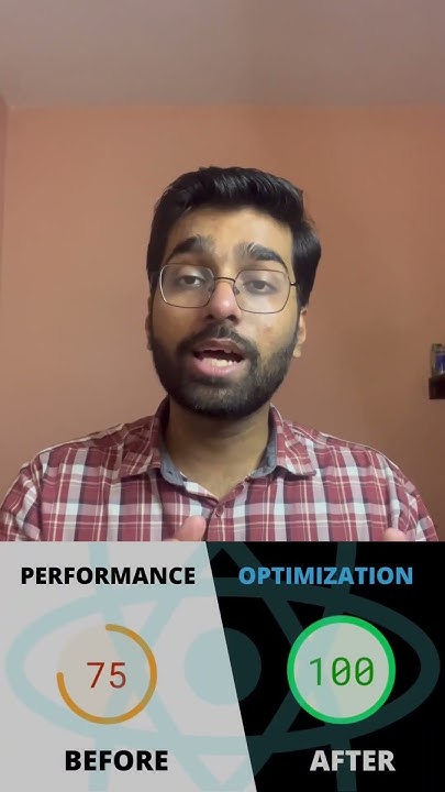 Performance Optimization | Core Web Vitals | React #reactjs #shorts - YouTube
