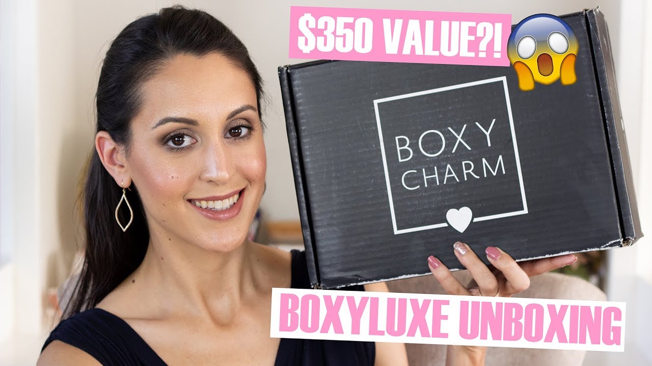 Unboxing the First-Ever Boxyluxe Box! September 2018 (#BoxyWildflower ...
