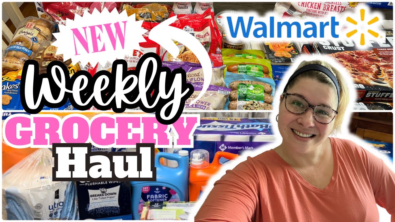 💥LARGE💥Walmart Grocery Haul | weekly Grocery Haul & Meal Plan - YouTube