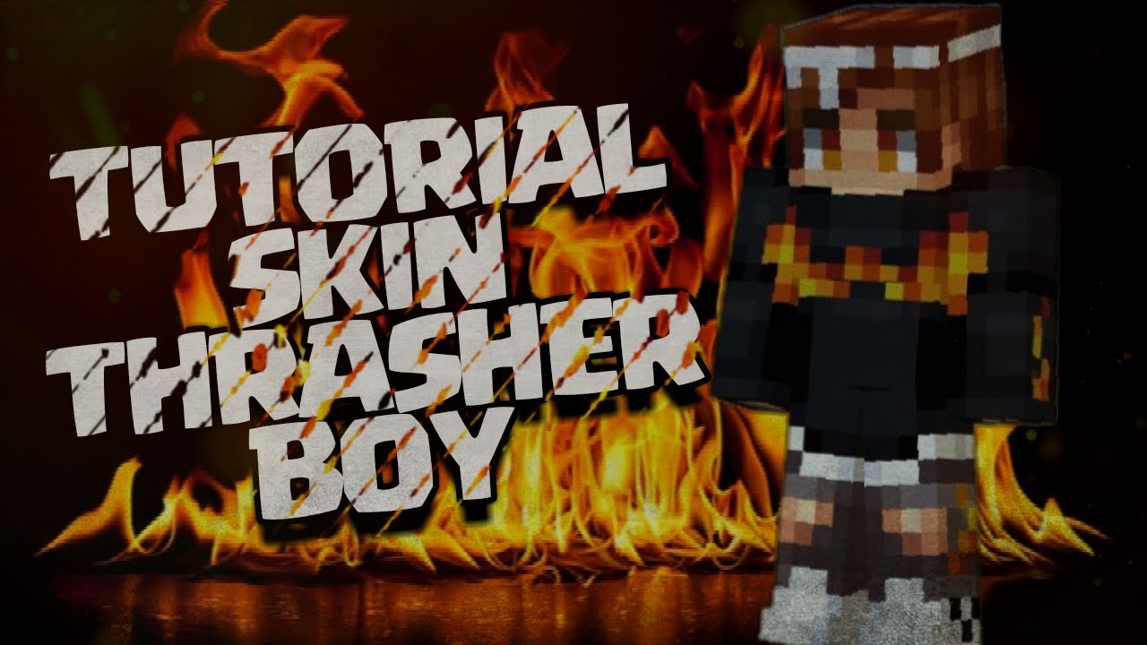TUTORIAL: Skin Thrasher Boy (Pixel Gun 3D) - Free Copy 🔥 - YouTube