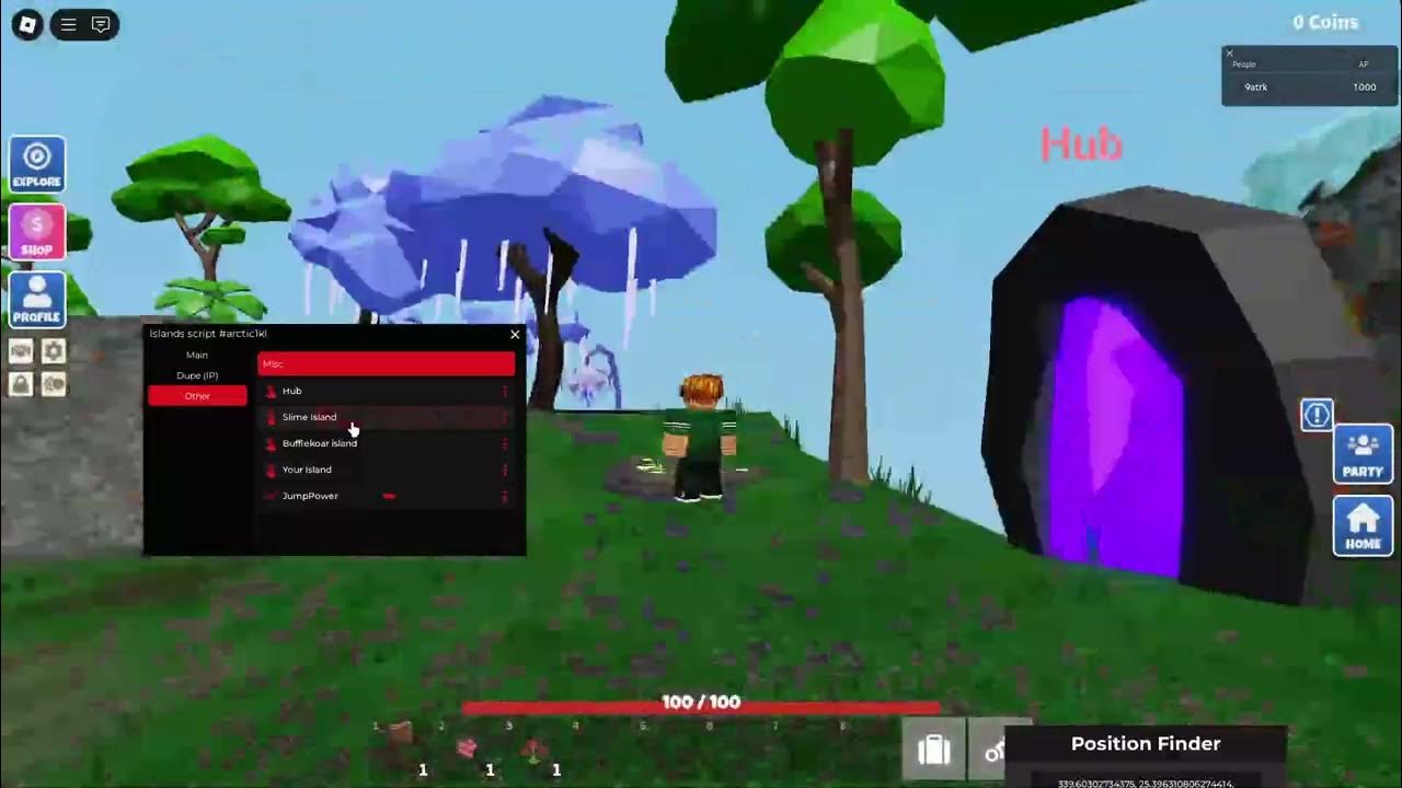 islands showcase script - YouTube