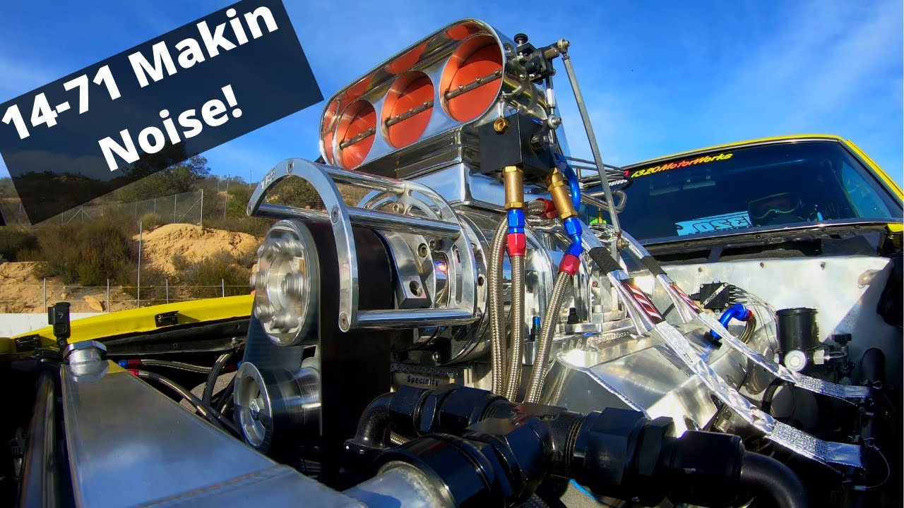 14-71 blower makin noise!!! - YouTube