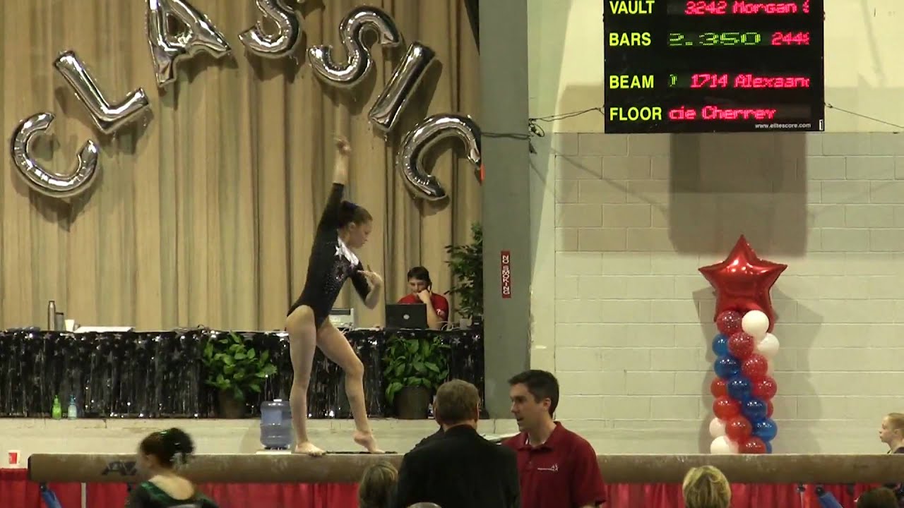 Macy Toronjo 2010 Buckeye Classic Elite Qualifier Beam - YouTube