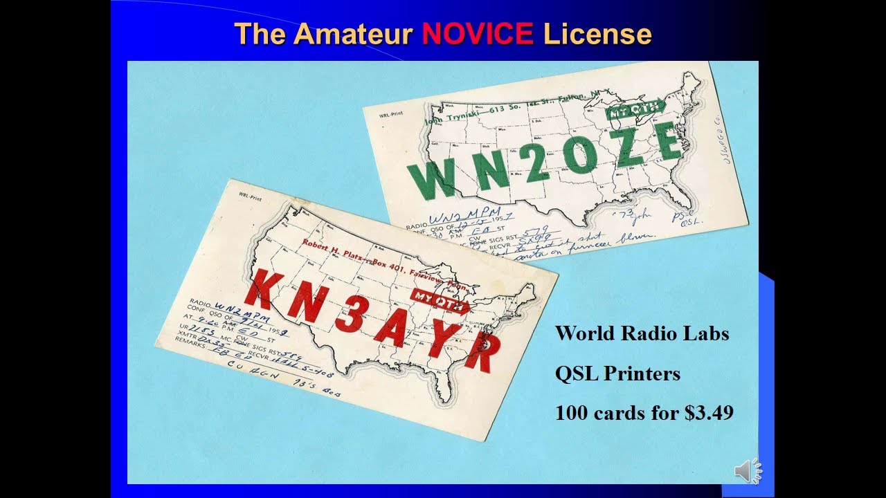 The Amateur Novice License - YouTube