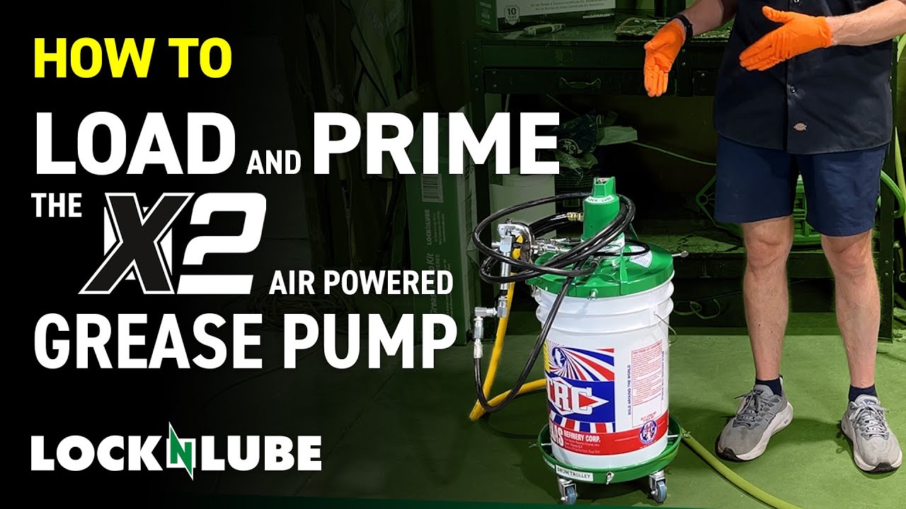 LockNLube® X-Series Grease Pump - How to Load and Prime for First Time ...