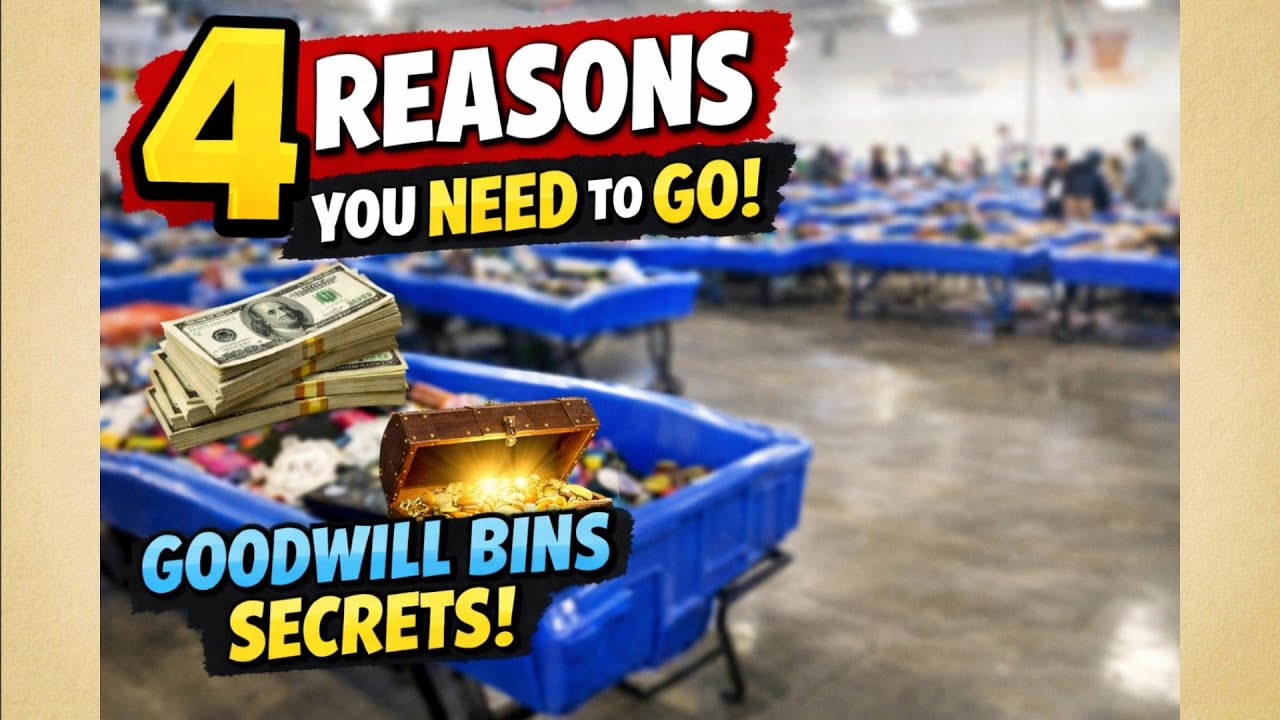 4 Reason You NEED to Shop The Goodwill Bins! (Thrifting Secrets Most ...