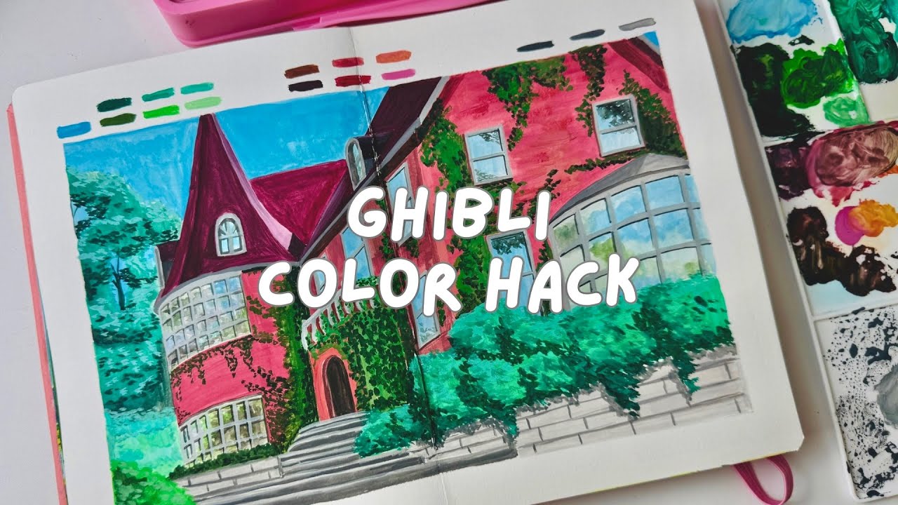 How I Build a Ghibli Color Palette from One Screenshot | Gouache ...
