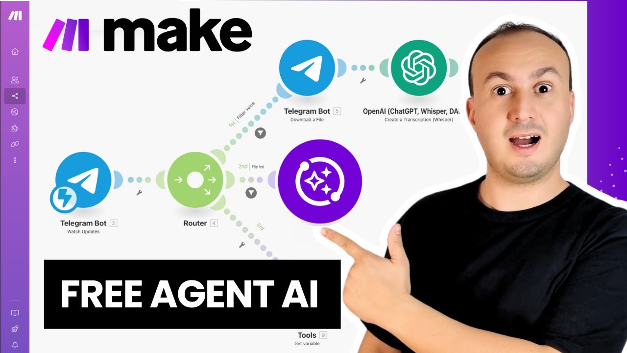 Build Your AI Agent on Make.com in 20 Minutes – THIS IS INSANE 💥 - YouTube