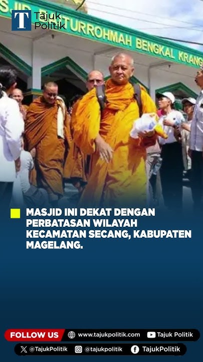 Momen rombongan Biksu Thudong singgah di Masjid Temanggung. #shorts #biksu #masjid - YouTube