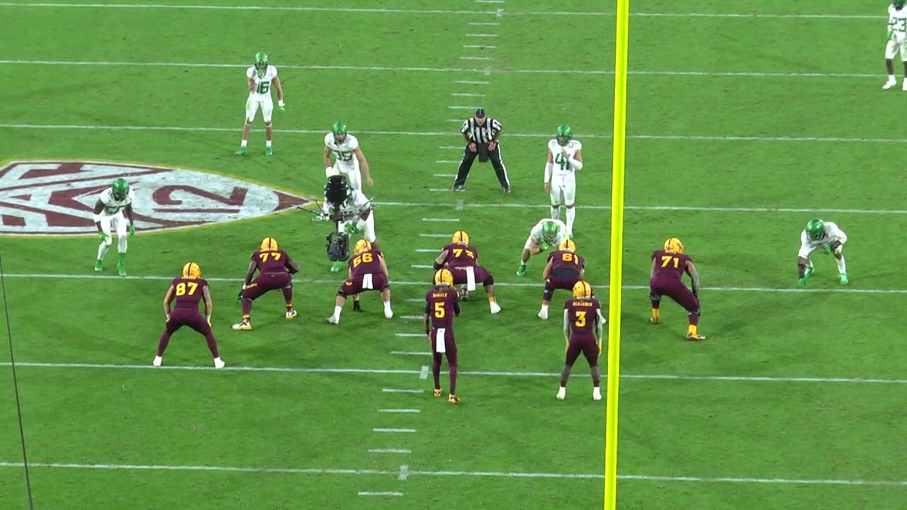 2 Brandon Aiyuk fade route vs Oregon 2019 - YouTube