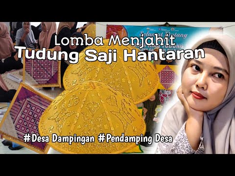 LOMBA MENJAHIT TUDUNG SAJI HANTARAN DI DESA PULO BLANG #pendampingdesa #danadesa #pkkdesa