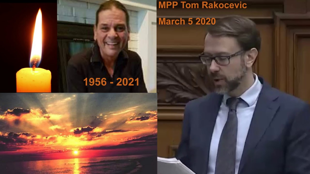 MPP Tom Rakocevic recounts the story of Daniel Brown-Emery - YouTube