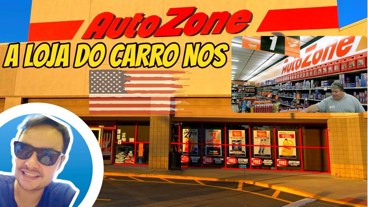 Tudo pra Carro nessa Loja Top! AutoZone! USA - YouTube