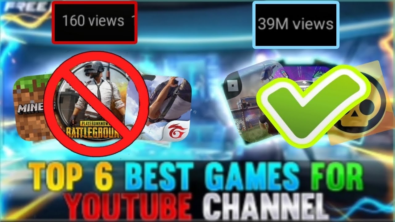 Top 6 Best Mobile Games For Gaming Channel - YouTube