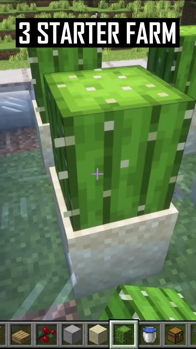 Must have 3 Starter Farm in Minecraft! 🤠 #minecraft #automaticfarm # ...