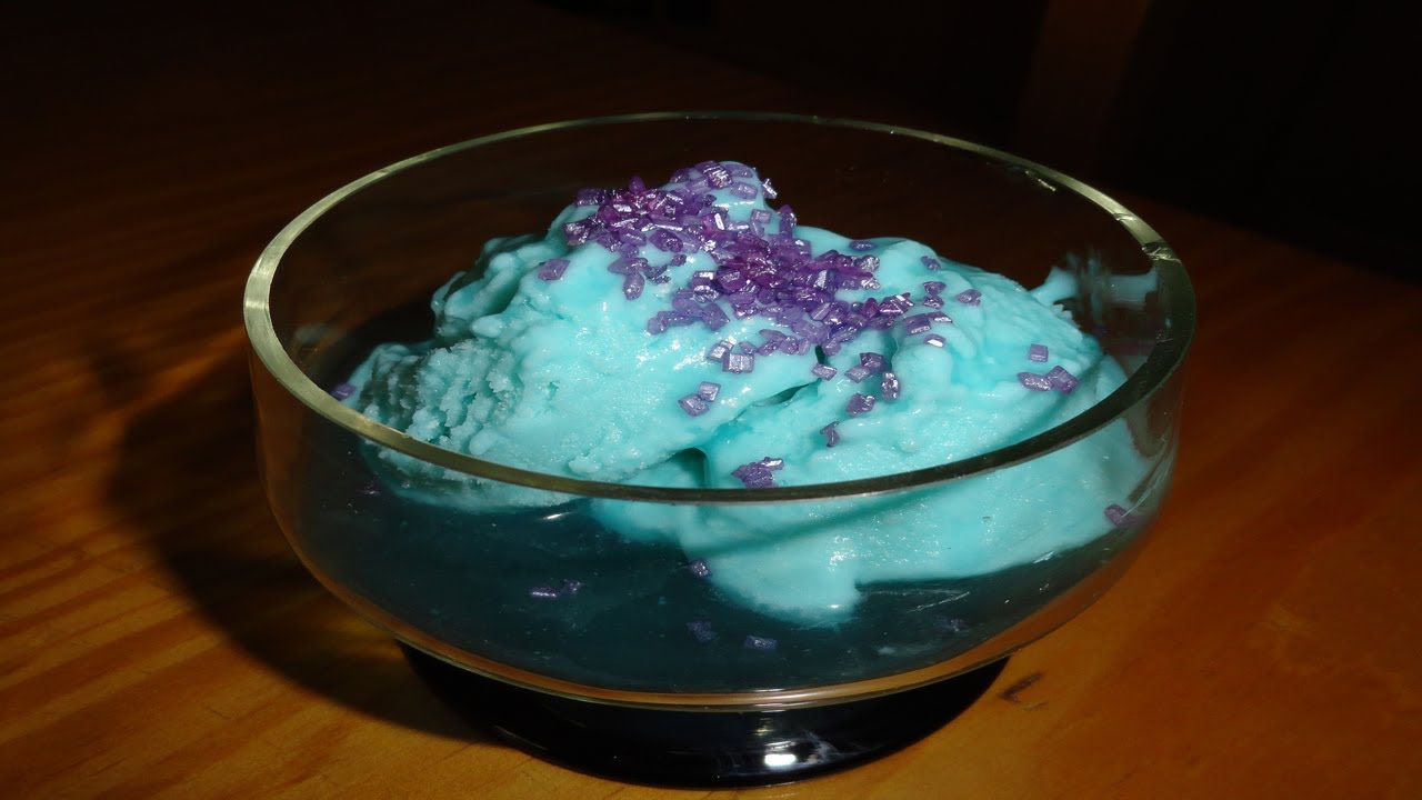 Helado de nubes azules "pitufo" | Sin heladera - YouTube