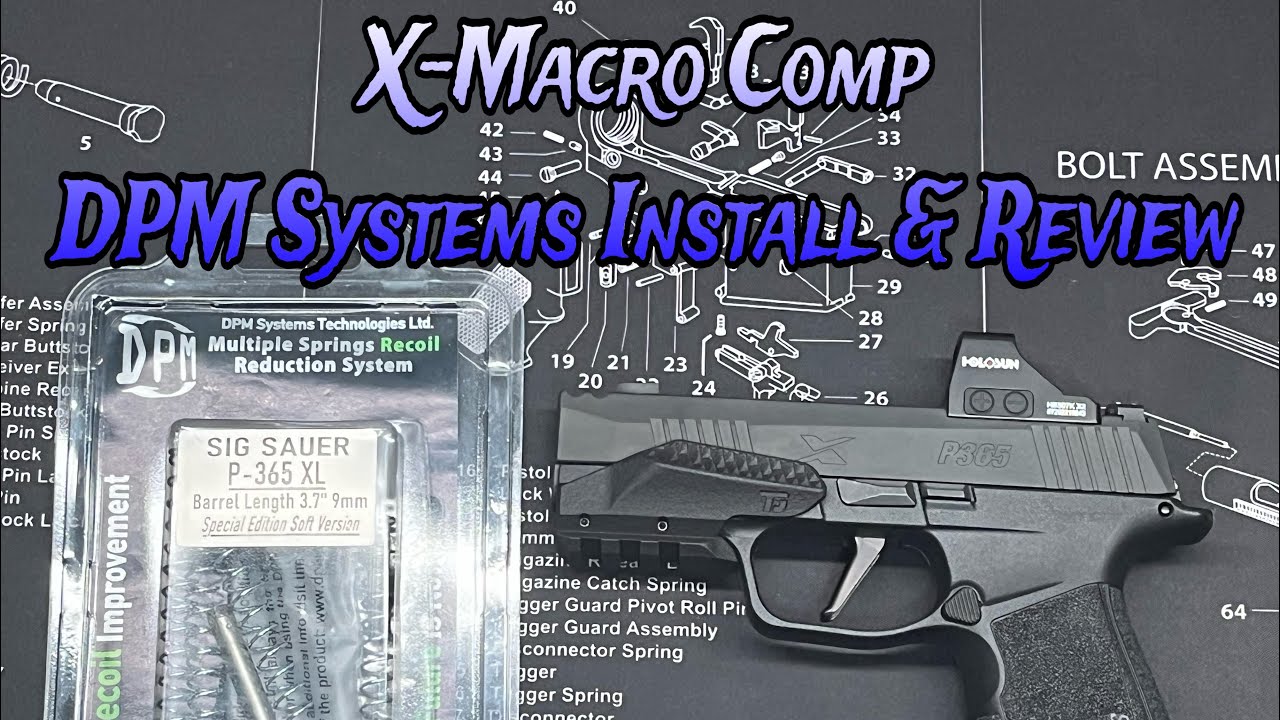 DPM Recoil Reduction System P365 XMacro Install & Review Range Footage ...