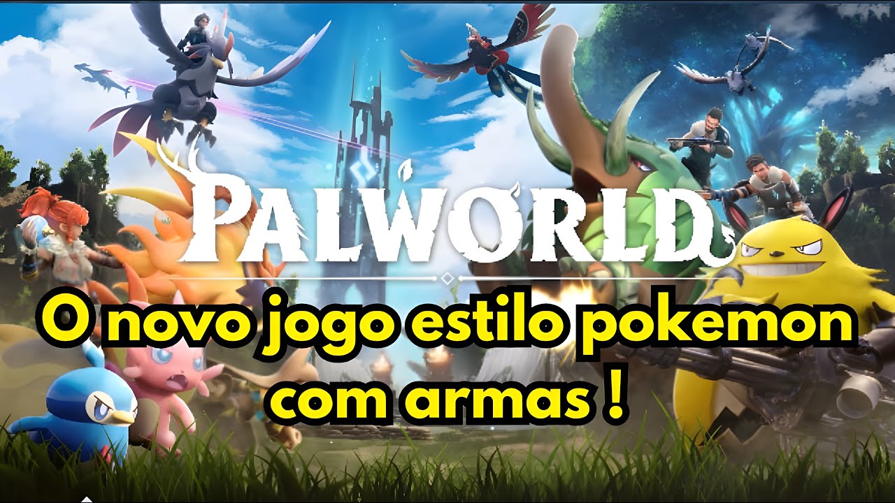 PALWORLD O NOVO JOGO ESTILO POKEMON COM ARMAS! BORA JOGAR COM OS AMIGOS ...