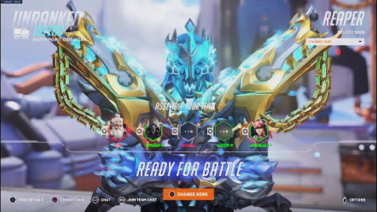 -New- Overwatch League Reaper Skin "Chained King" Gameplay | Overwatch ...