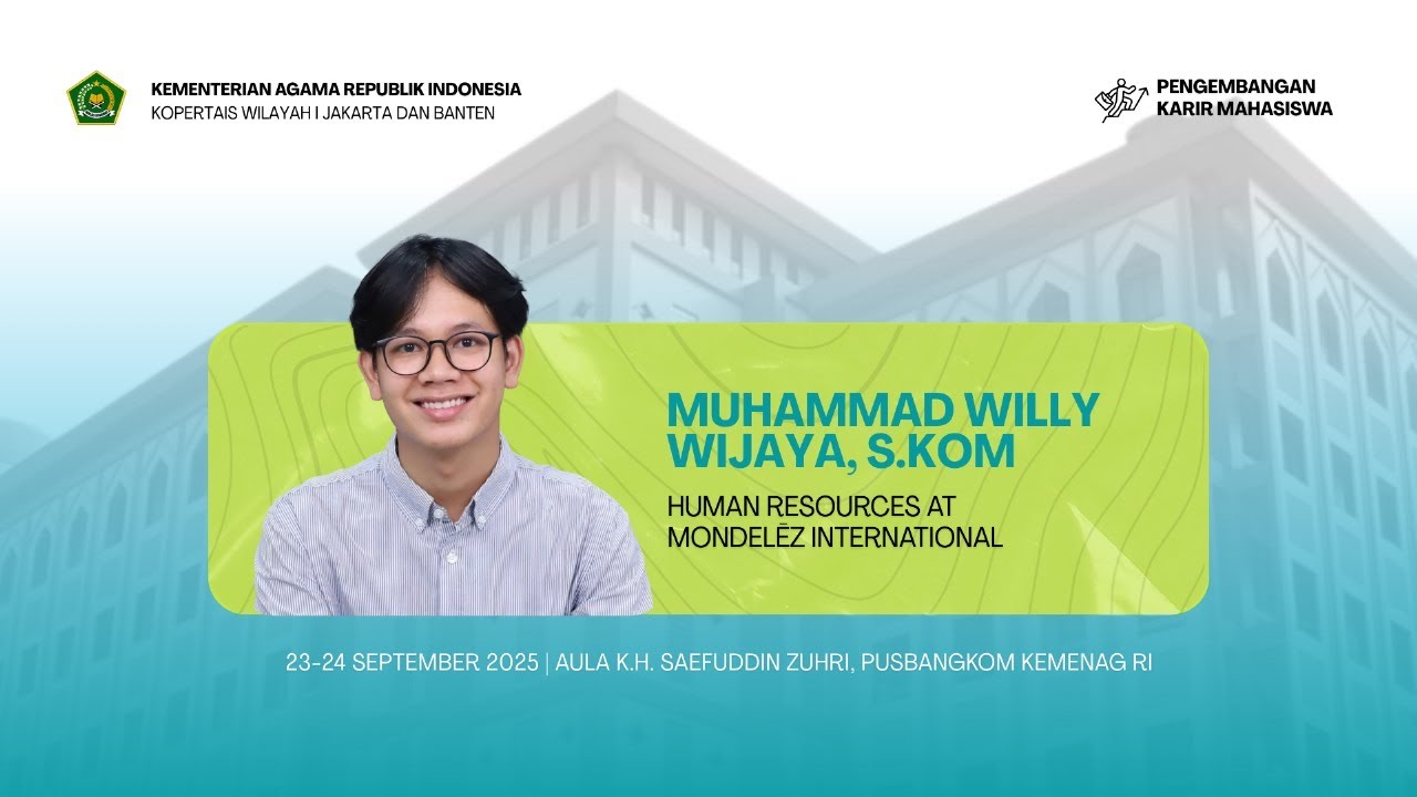 CAREER BOOTCAMP - MUHAMMAD WILLY WIJAYA, S.Kom - YouTube