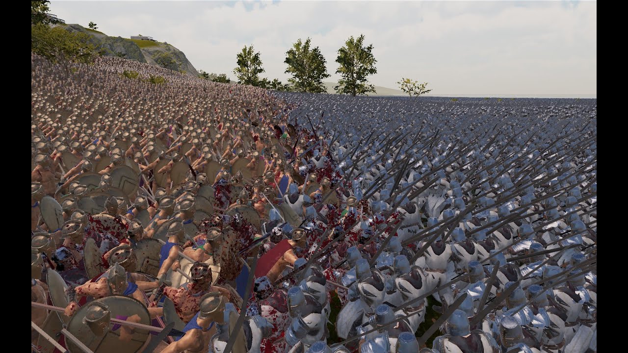 200,000 Elite Spartans Defend Beach vs 3 Million Heavy Knights Ultimate ...