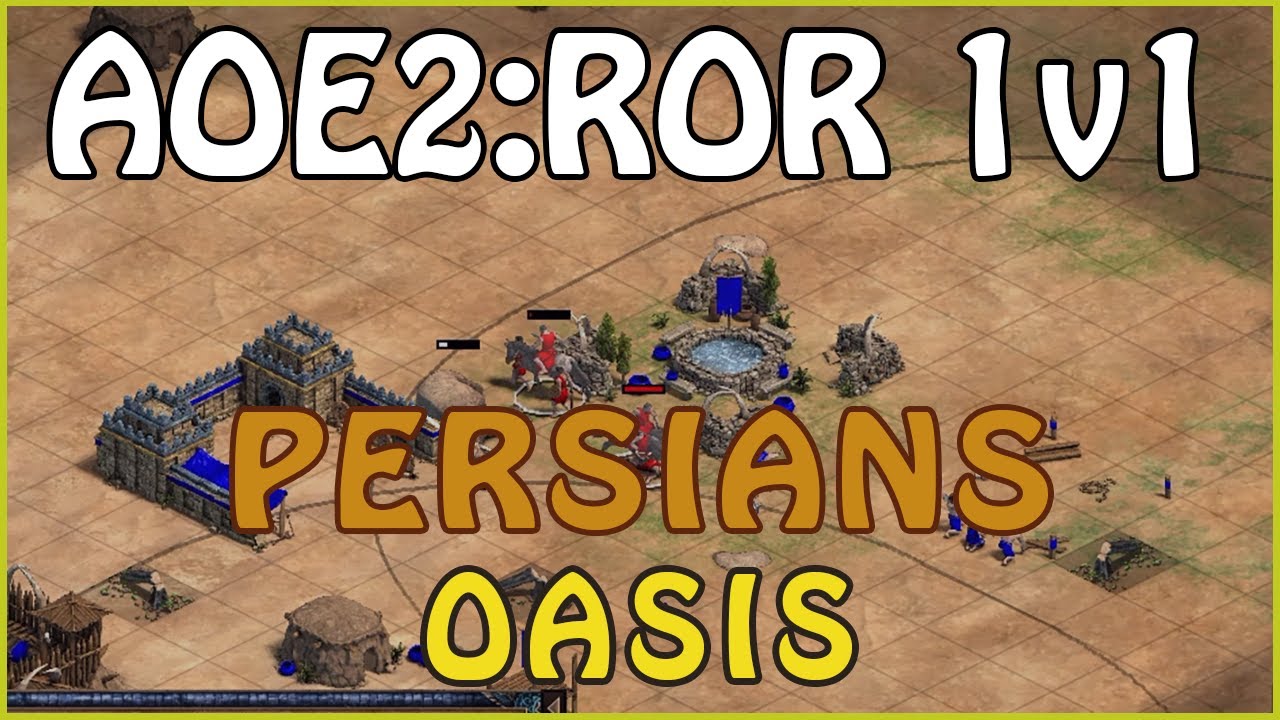 AOE2:ROR - 1v1 Persians vs Babylonians - Oasis - eartahhj vs Lydaka ...