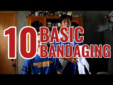 Bandaging Techniques | Tutorial On How To Do Basic Bandaging - YouTube