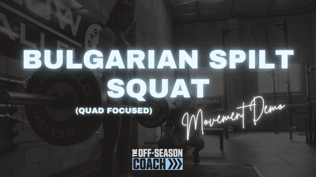 Bulgarian Split Squat (Quad Focus) - YouTube