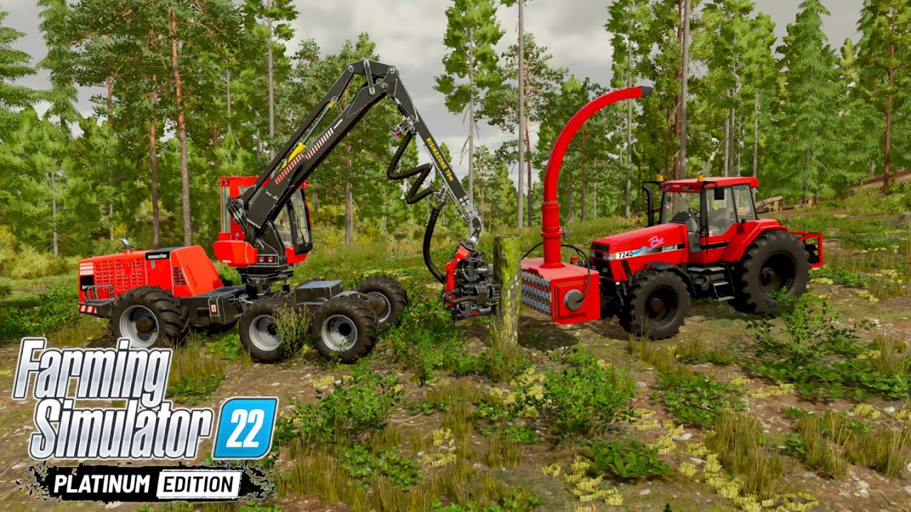 I Finally Removed All The Small Trees | Farming Simulator 22 - YouTube