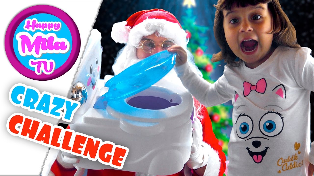 24 HOUR POTTY CHALLENGE Santa made a SURPRISE POOP no toilet paper fort ...