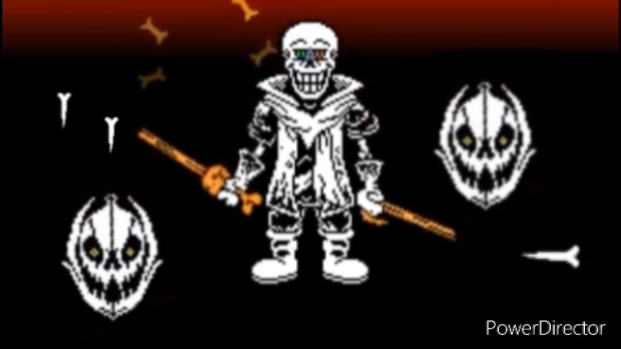 Dustbelief papyrus phase 1-2 fight!(Chinese version) - YouTube