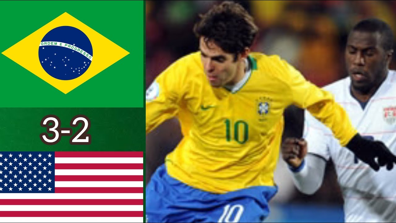 Brazil 🇧🇷 vs USA 🇺🇸 FiFA Confederation Cup final | 2009| Goals ...