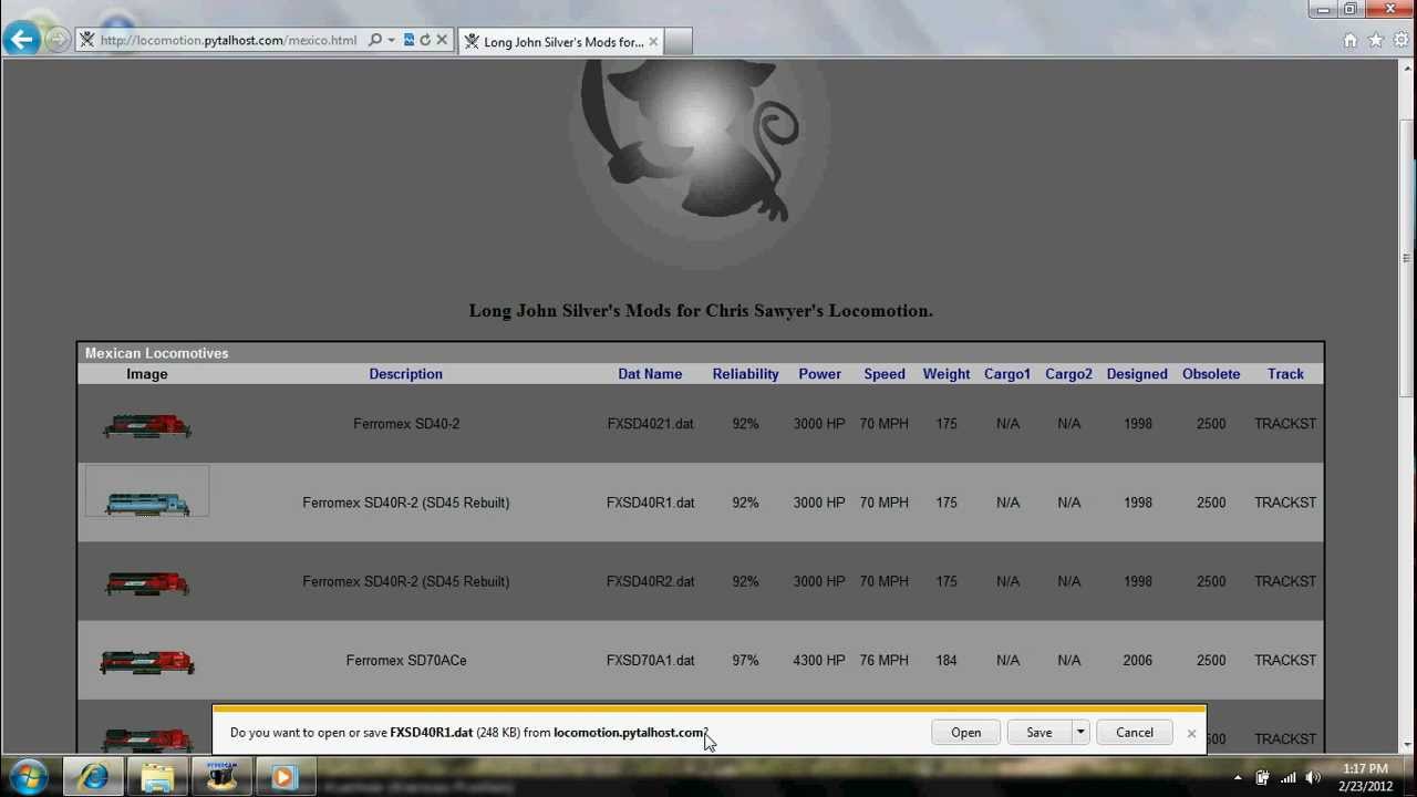 How to put mods into Chris Sawyers Locomotion - YouTube
