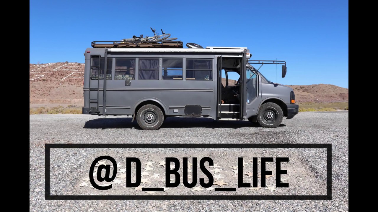 Van Tour | Our custom DIY Short Skoolie | D BUS LIFE - YouTube